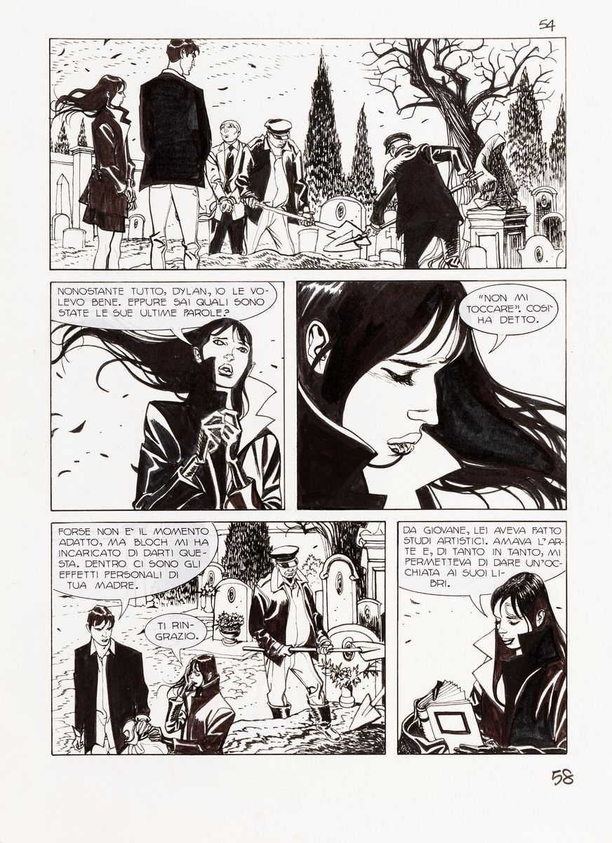 Nicola Mari - Dylan Dog - Nel segno del dolore 2010 | Original Comic ...