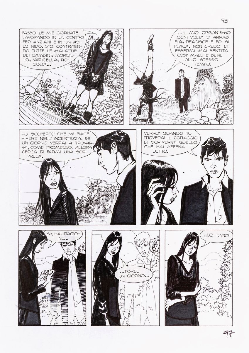 Nicola Mari - Dylan Dog - Nel segno del dolore 2010 | Fumetti: Tavole e Illustrazioni Originali ...