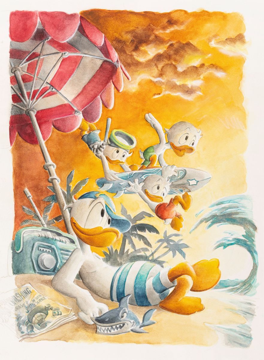 Paolo Mottura - Zio Paperino e Qui Quo Qua 2022 | Fumetti: Tavole e ...