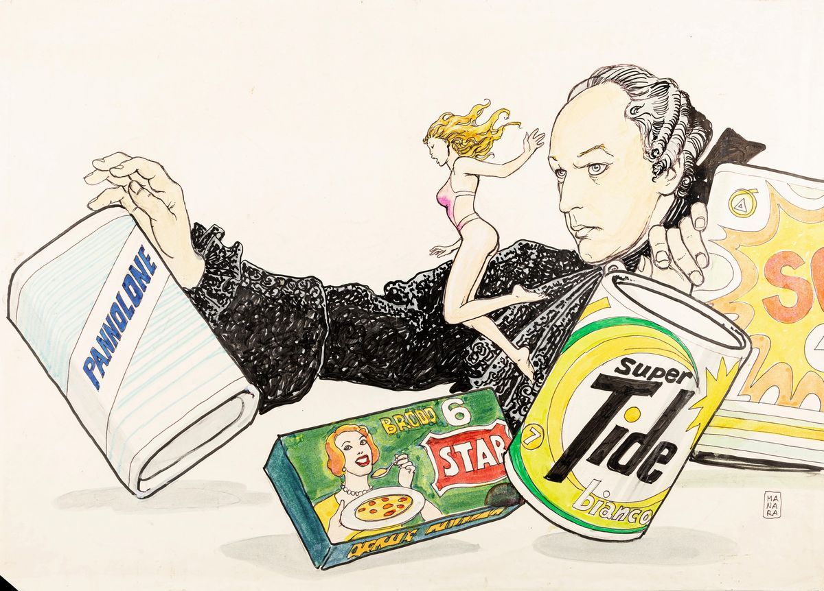 Milo Manara - Casanova e Miele 1989 | Original Comic Arts ...