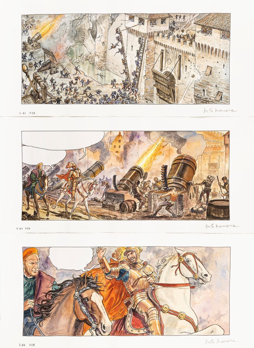 Milo Manara - I Borgia: Tutto è Vanità 2011 | Fumetti: Tavole e ...