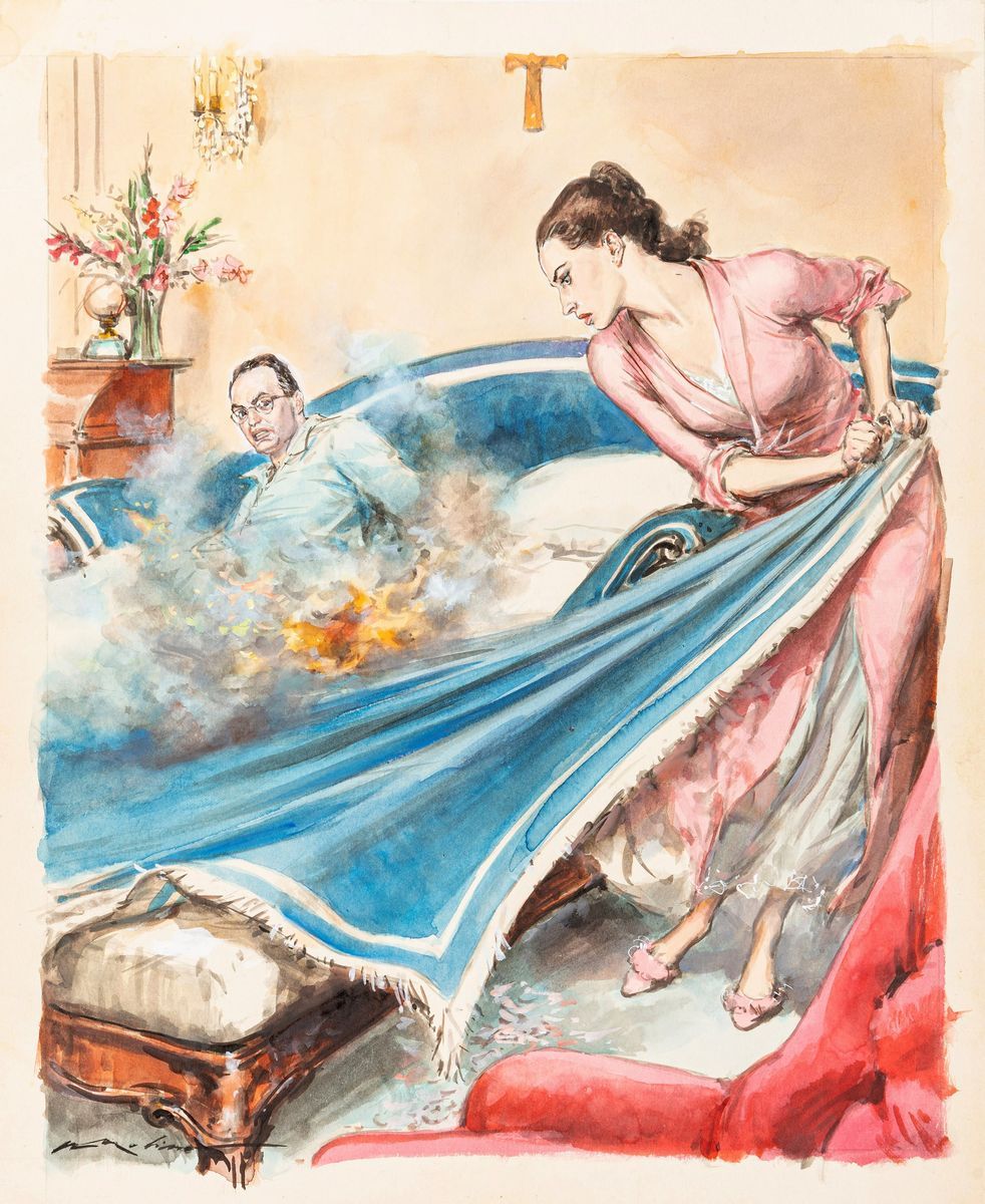 Walter Molino - Silvana Mangano e Dino De Laurentiis anni '60 ...